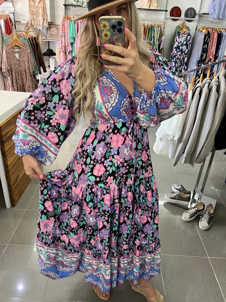 Royal Tessa Dress- Jaase – Summer Breeze Clothing